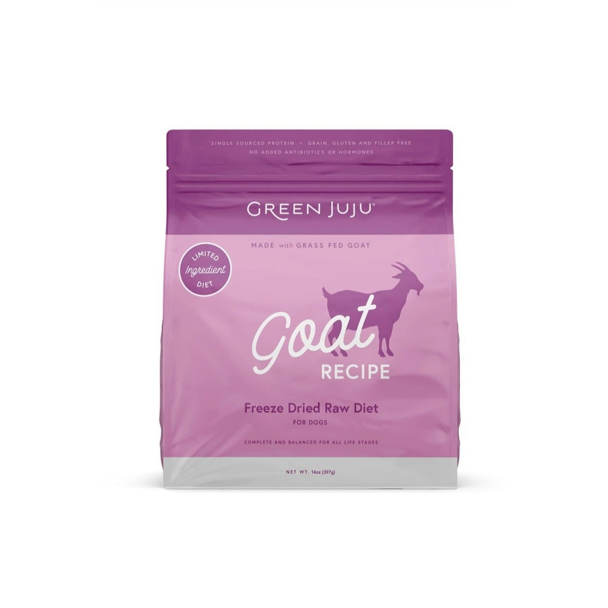 Green Juju Goat Recipe, Freeze Dried Dog Food, 14oz – Joy Paw