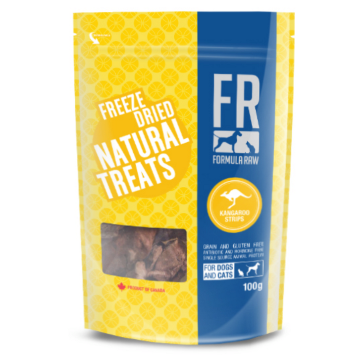 Formula Raw Freeze-Dried Kangaroo Strips Pet Treat , 100g – Joy Paw