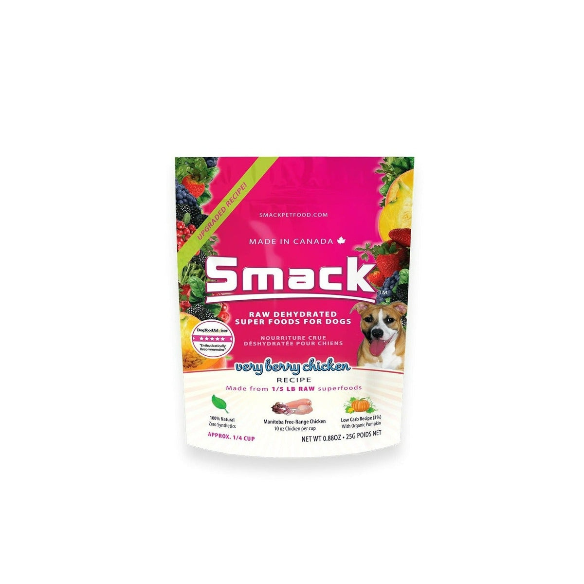 Smack Very Berry Chicken Dog Food - Dehydrated, 250g | 1.5kg – Joy Paw